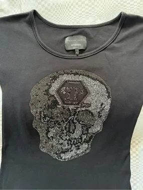 Philipp Plein | Dresses | Philipp Plein Black Tshirt Dress With Deep ...